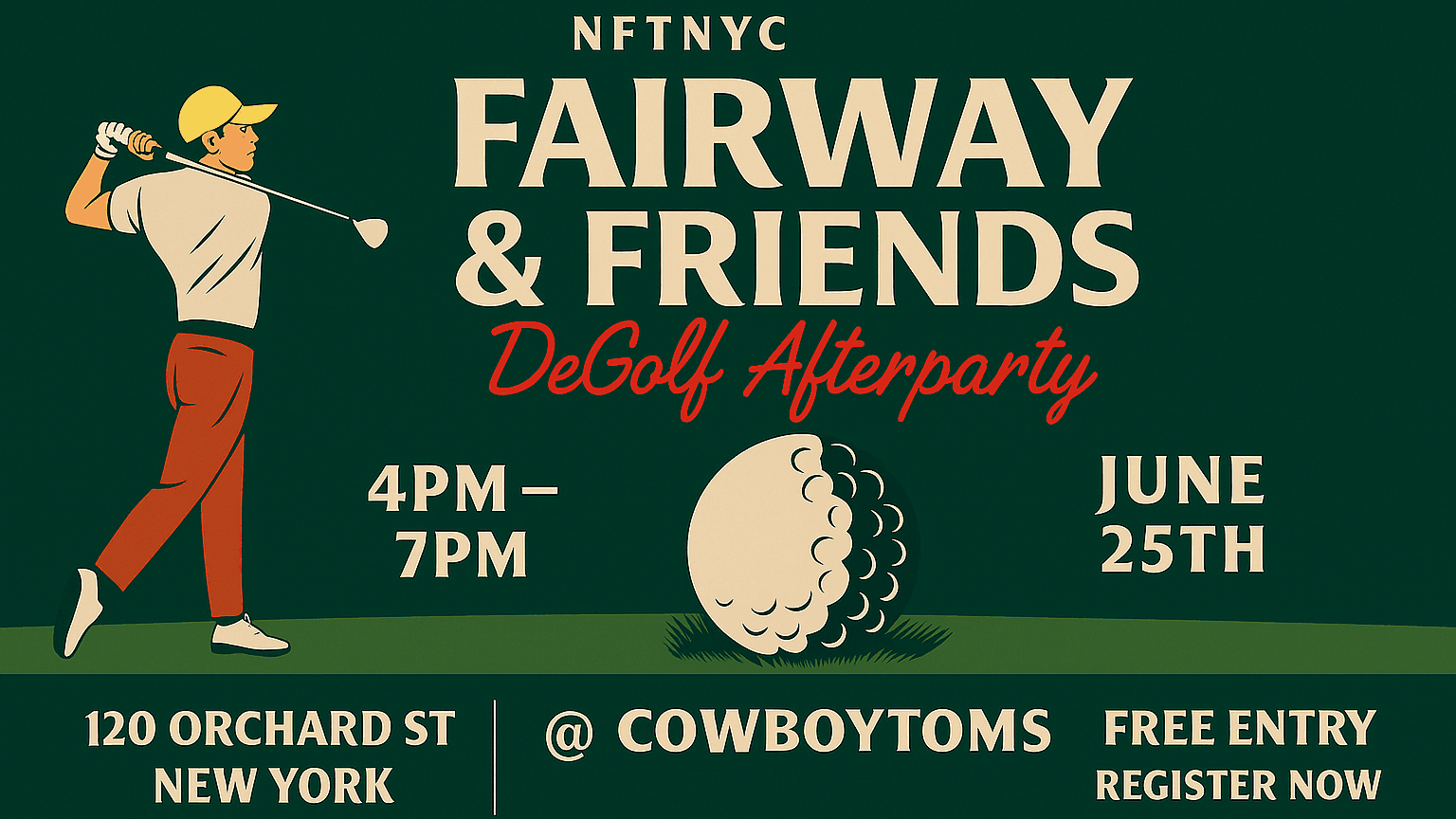 Fairway & Friends the degolf afterparty