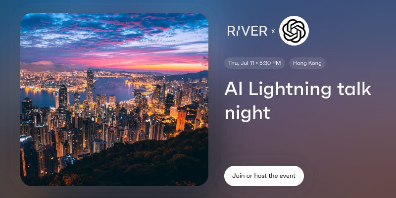 AI Lightning talk night: Hong Kong, China