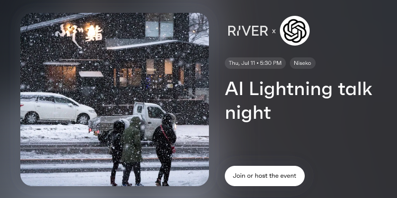 AI Lightning talk night: Niseko, Japan