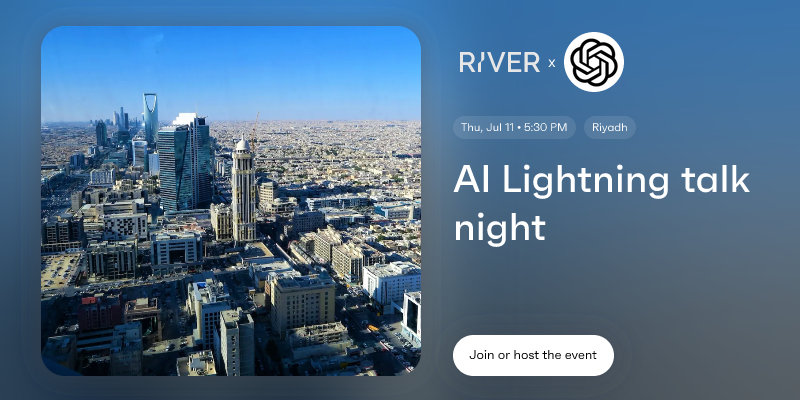 AI Lightning talk night: Riyadh, Saudi Arabia