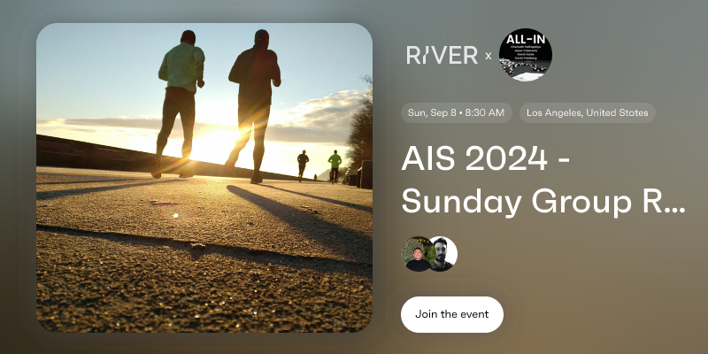 AIS 2024 - Sunday Group Run