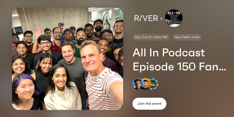 All In Podcast Episode 150 Fan Meetup Delhi - GURGAON, India