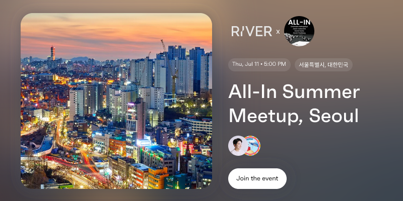 All-In Summer Meetup, Seoul