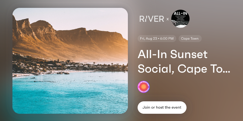 All-In Sunset Social, Cape Town