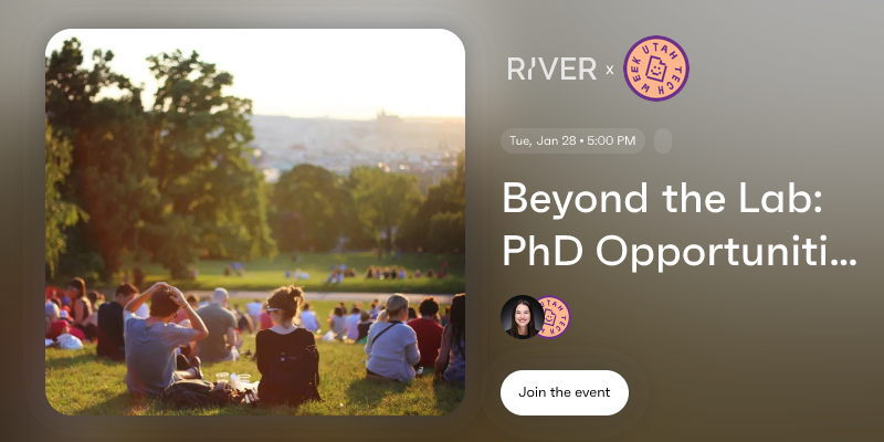 Beyond the Lab: PhD Opportunities Fair Mixer