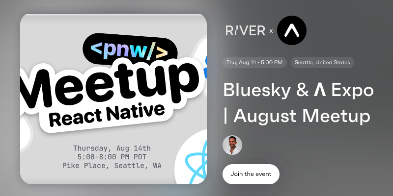 🦋 Bluesky & 𝝠 Expo | August Meetup