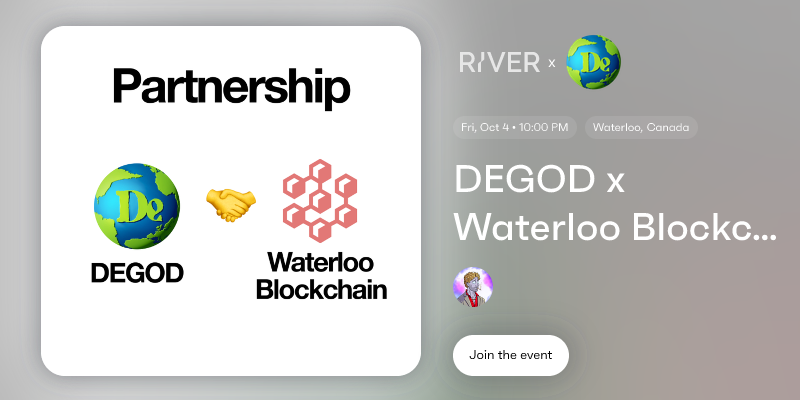 DEGOD x Waterloo Blockchain