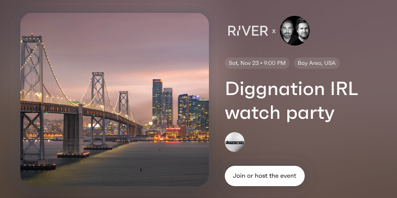 Diggnation IRL watch party Bay Area, USA