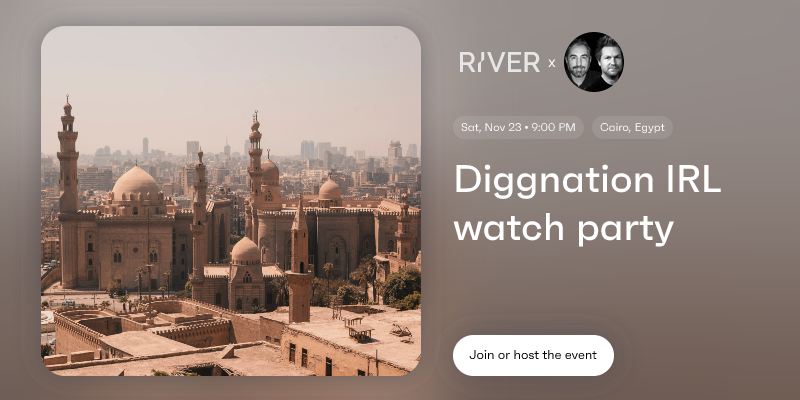 Diggnation IRL watch party Cairo, Egypt