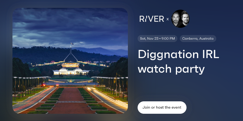 Diggnation IRL watch party Canberra, Australia