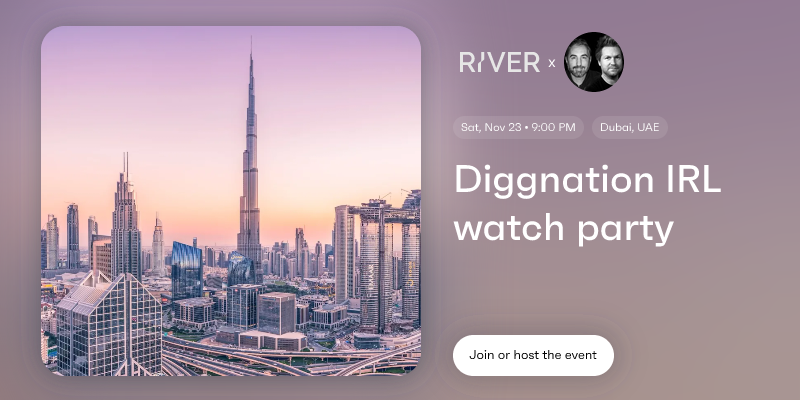 Diggnation IRL watch party Dubai, UAE