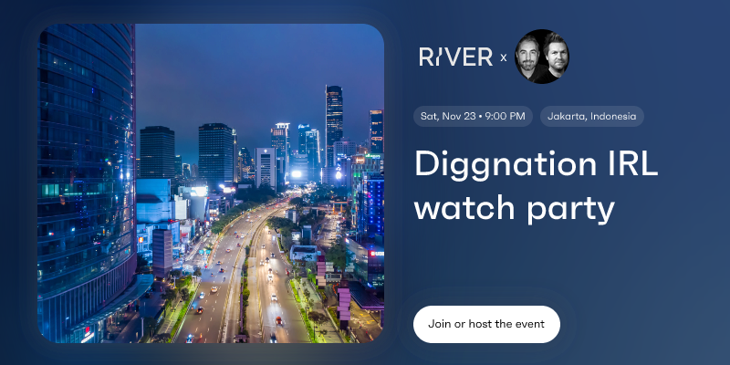 Diggnation IRL watch party Jakarta, Indonesia