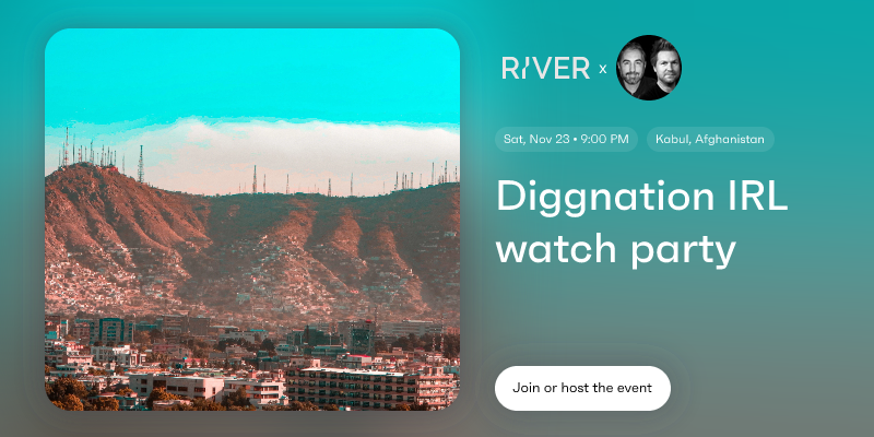 Diggnation IRL watch party Kabul, Afghanistan