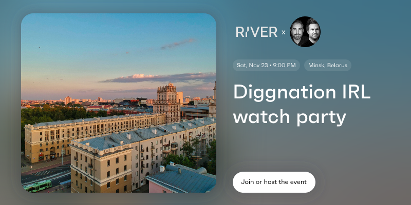 Diggnation IRL watch party Minsk, Belarus