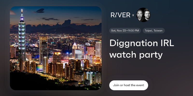 Diggnation IRL watch party Taipei, Taiwan