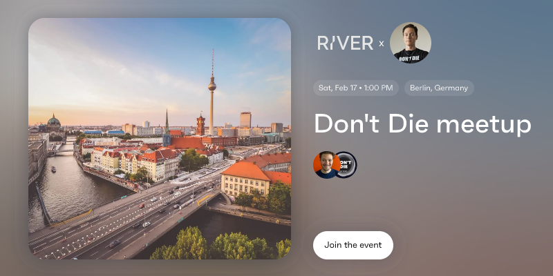 Don't Die meetup Berlin, Germany