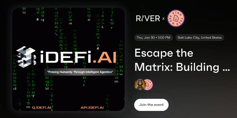 Escape the Matrix: Building Intelligent Freedom with iDEFi.AI