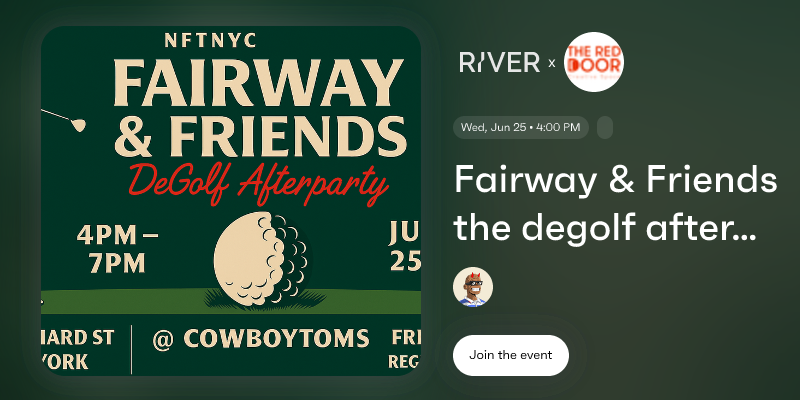 Fairway & Friends the degolf afterparty