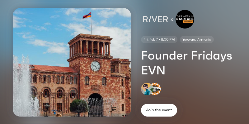 Founder Fridays EVN