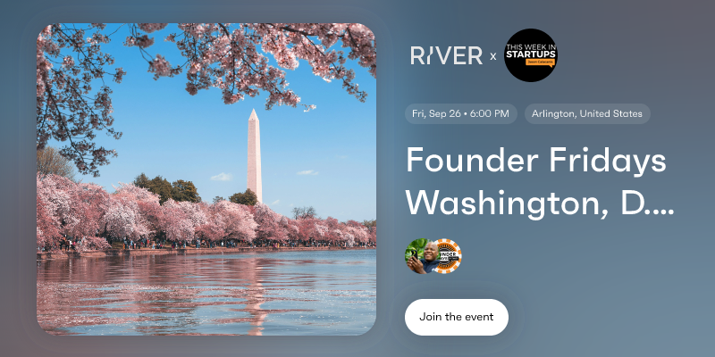 Founder Fridays Washington, D.C: Startups & Sashimi