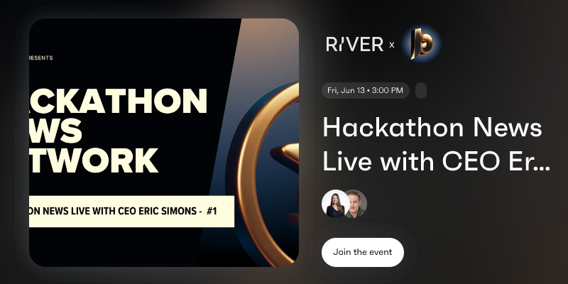 Hackathon News Live with CEO Eric Simons #1 (virtual)