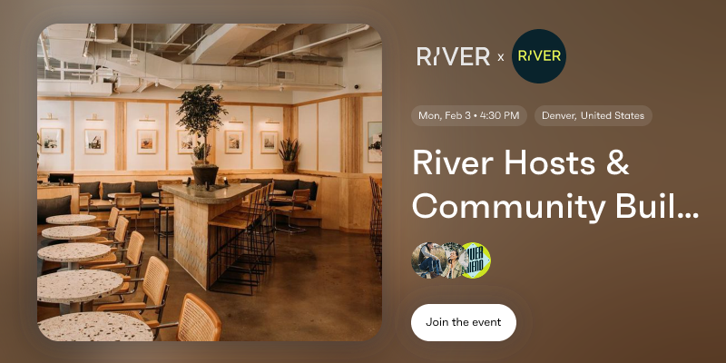 River Hosts & Community Builders: Denver Edition