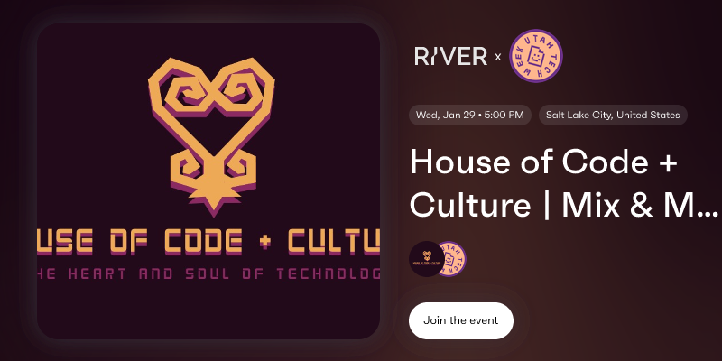 House of Code + Culture | Mix & Mingle Cocktail Reception