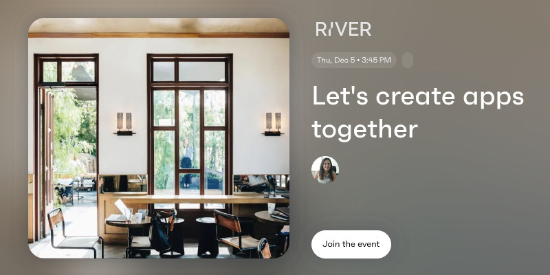 Let's create apps together