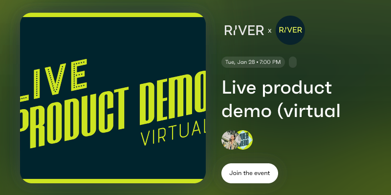 Live product demo (virtual)