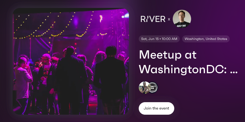 Meetup at WashingtonDC: Roosevelt island