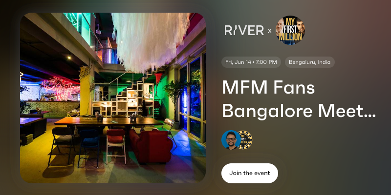 MFM Fans Bangalore Meetup @ Church Street Social