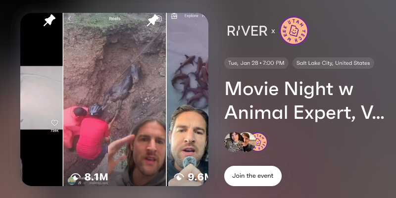 Movie Night w Animal Expert, VC, and Viral Media Sensation Scott Whitehead!