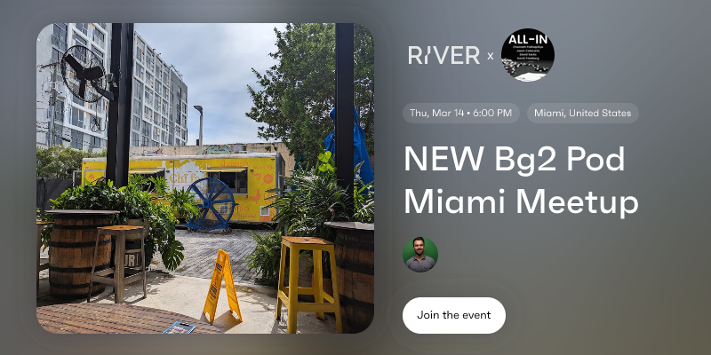 NEW Bg2 Pod Miami Meetup