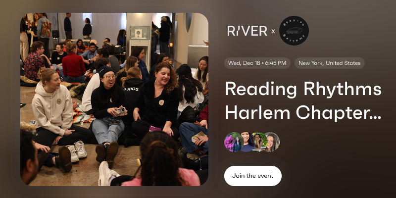 Reading Rhythms Harlem Chapter: Dec 18th