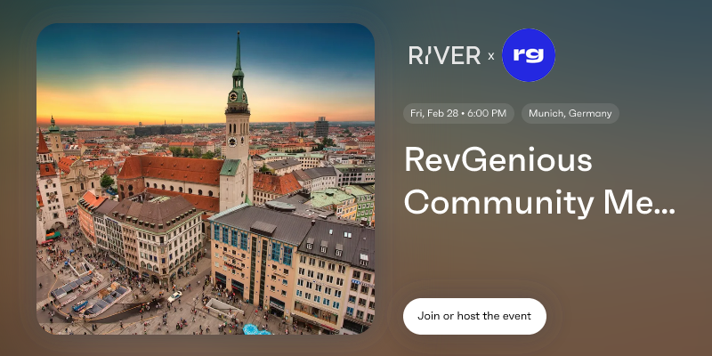 RevGenious Community Meetup Munich, Germany