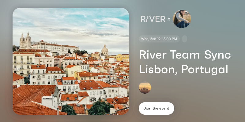 River Team Sync Lisbon, Portugal