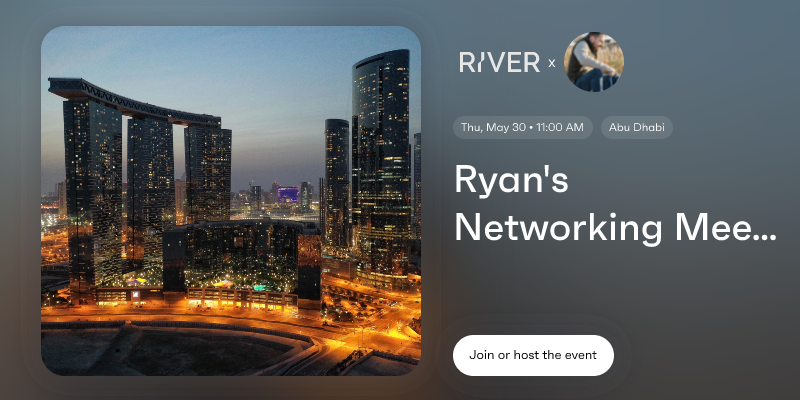 Ryan's Networking Meetups Abu Dhabi, UAE