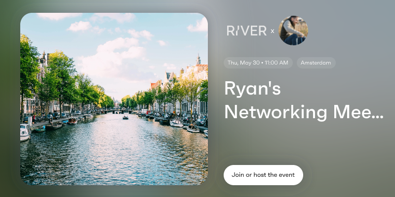 Ryan's Networking Meetups Amsterdam, Netherlands