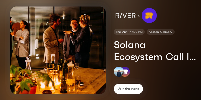 Solana Ecosystem Call IRL - Aachen, Germany
