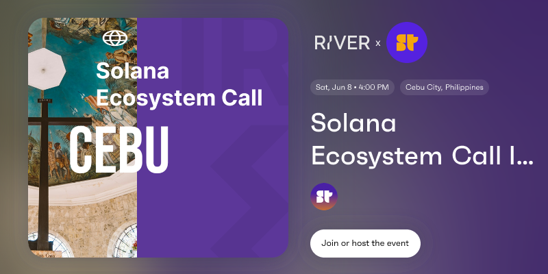 Solana Ecosystem Call IRL - Cebu