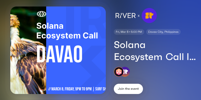 Solana Ecosystem Call IRL - Davao