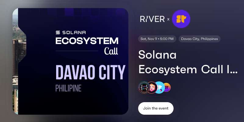 Solana Ecosystem Call IRL - Davao