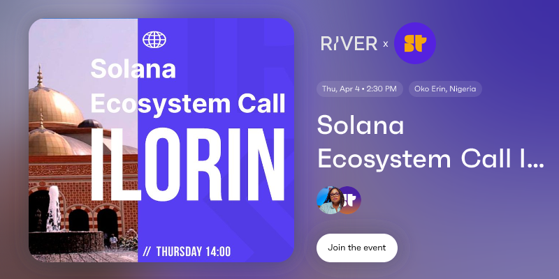 Solana Ecosystem Call IRL - ILORIN
