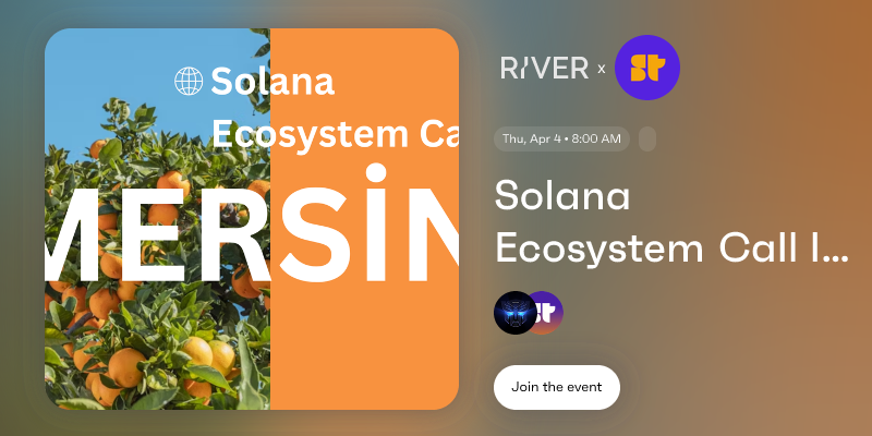Solana Ecosystem Call IRL - Mersin, Turkey