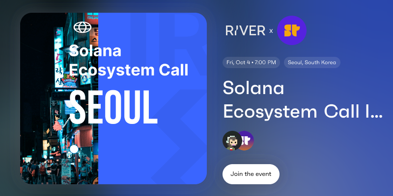 Solana Ecosystem Call IRL - Seoul