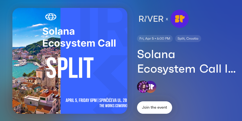 Solana Ecosystem Call IRL - Split, Croatia
