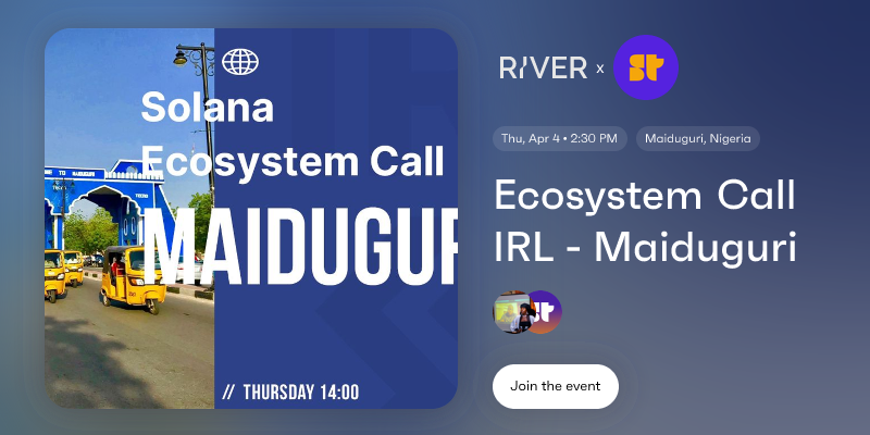 Ecosystem Call IRL - Maiduguri