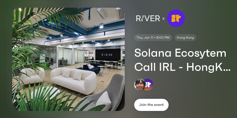 Solana Ecosytem Call IRL - HongKong