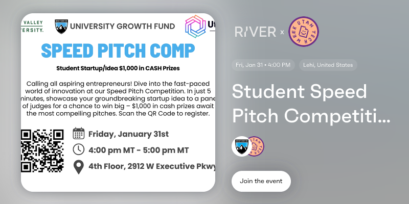 Student Speed Pitch Competition