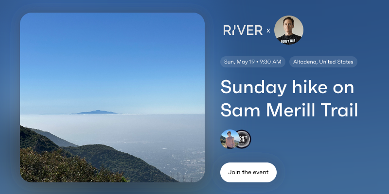Sunday hike on Sam Merill Trail